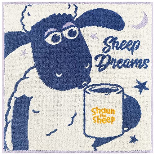 Hayashi Towel Handkerchief Approx. 25 x 25 cm Shaun the Sheep Mug Ivory ...