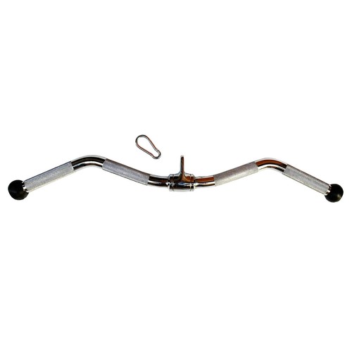 Lat Cable Machine Attachment Curl Pulldown Barbell Revolving Bar, Multi ...