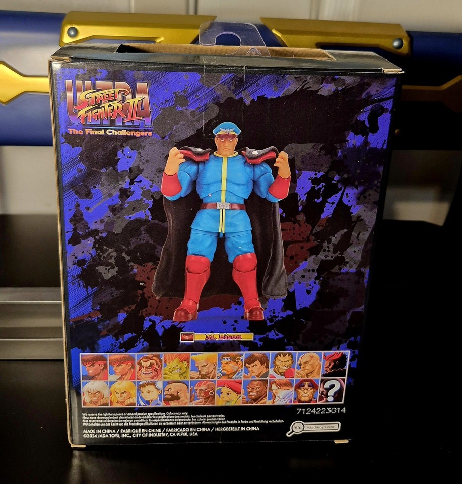 Jada Toys Street Fighter II M. Bison (Player 2) 6-inch Action Figure ...