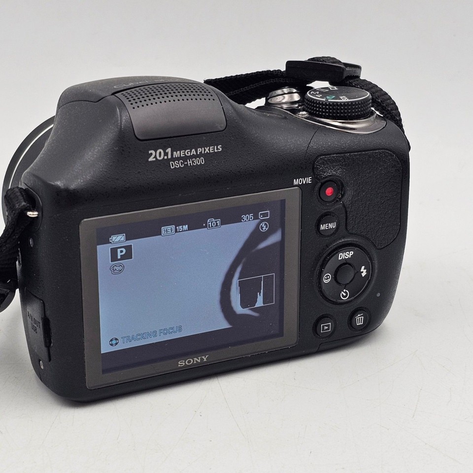 Sony Cyber-shot Dsc-h300 20.1mp Digital Bridge Camera Black 35x Optical ...