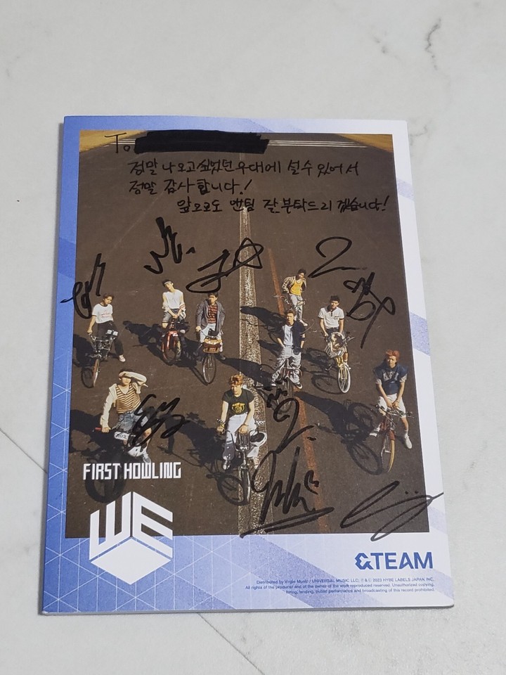 KPOP IDOL BOYS, GIRLS GROUP PROMO ALBUM Autographed ALL MEMBER Signed ...