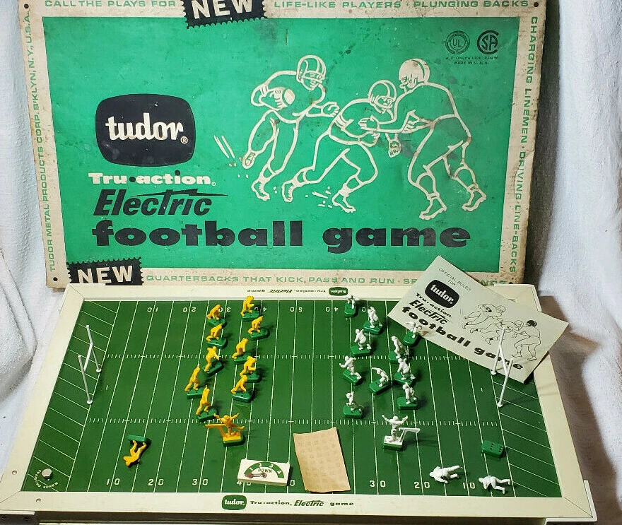 Tudor Electric Football Game 500 Electronic Game Vibrating