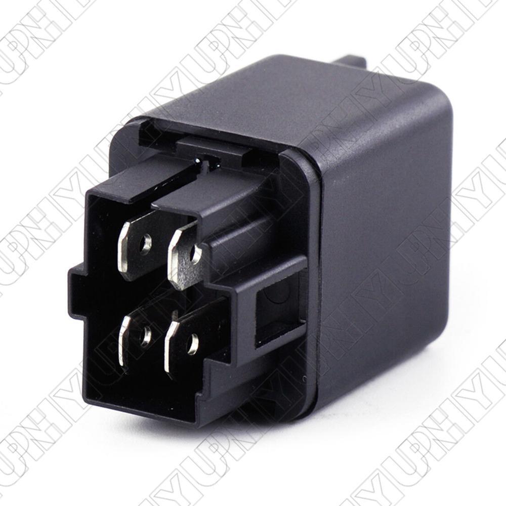 4-Pin 12V 40A Relay Black For Automotive Fog Driving Light Wire Harness ...