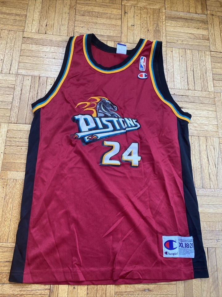 Rare Nike Detroit Pistons Alternate Mateen Cleaves Champion Jersey ...