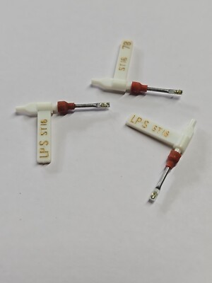 3 Pack GENUINE Lp 78 Turntable Stylus Needles BSR ST-16 ST-17 ST-18 ST ...