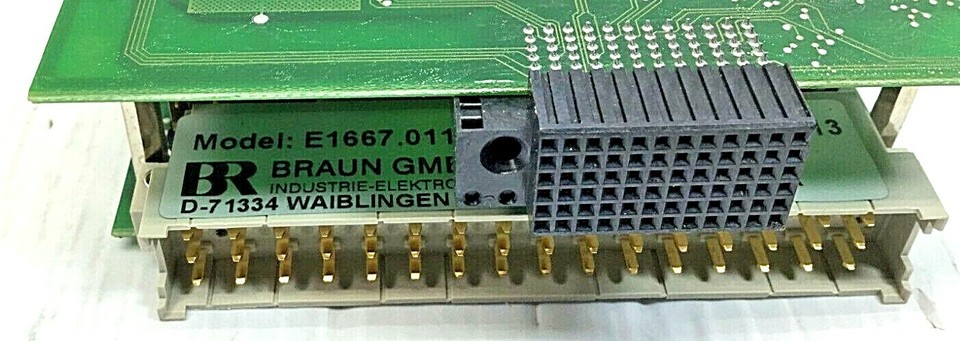 BRAUN GMBH E1667.011 2FAS16XX LP2187V3 TURBINE SPEED MEASUREMENT ...