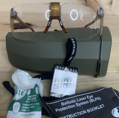 Vintage Ballistic Laser Eye Protection System BLPS Military Carry Case ...