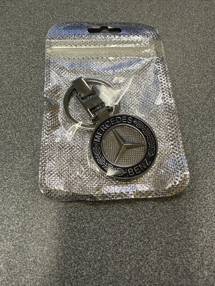3D Metal Car Key Chain Ring for Mercedes Benz Home Decoration Gift ...