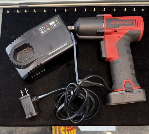 Snap-On CT861 14.4V 3/8" Cordless Brushless Impact W/ Battery and ...