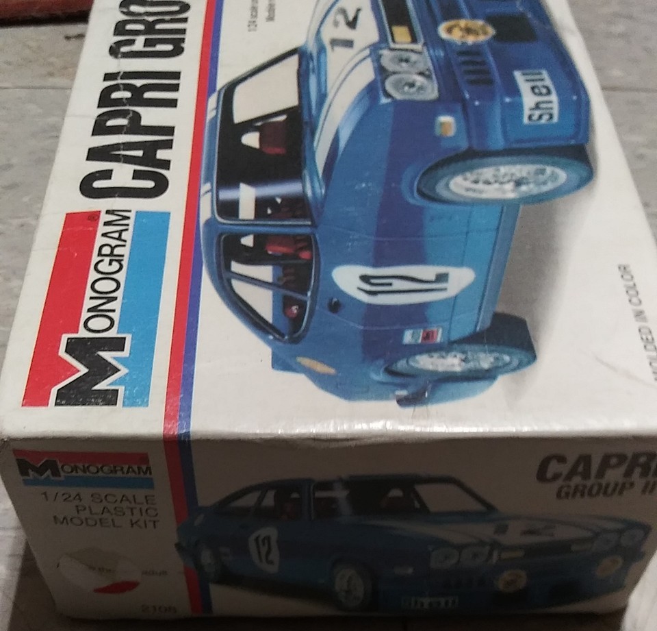 Monogram 1/24 Ford Capri Group II Race Car Model Kit Vintage Kit Open ...