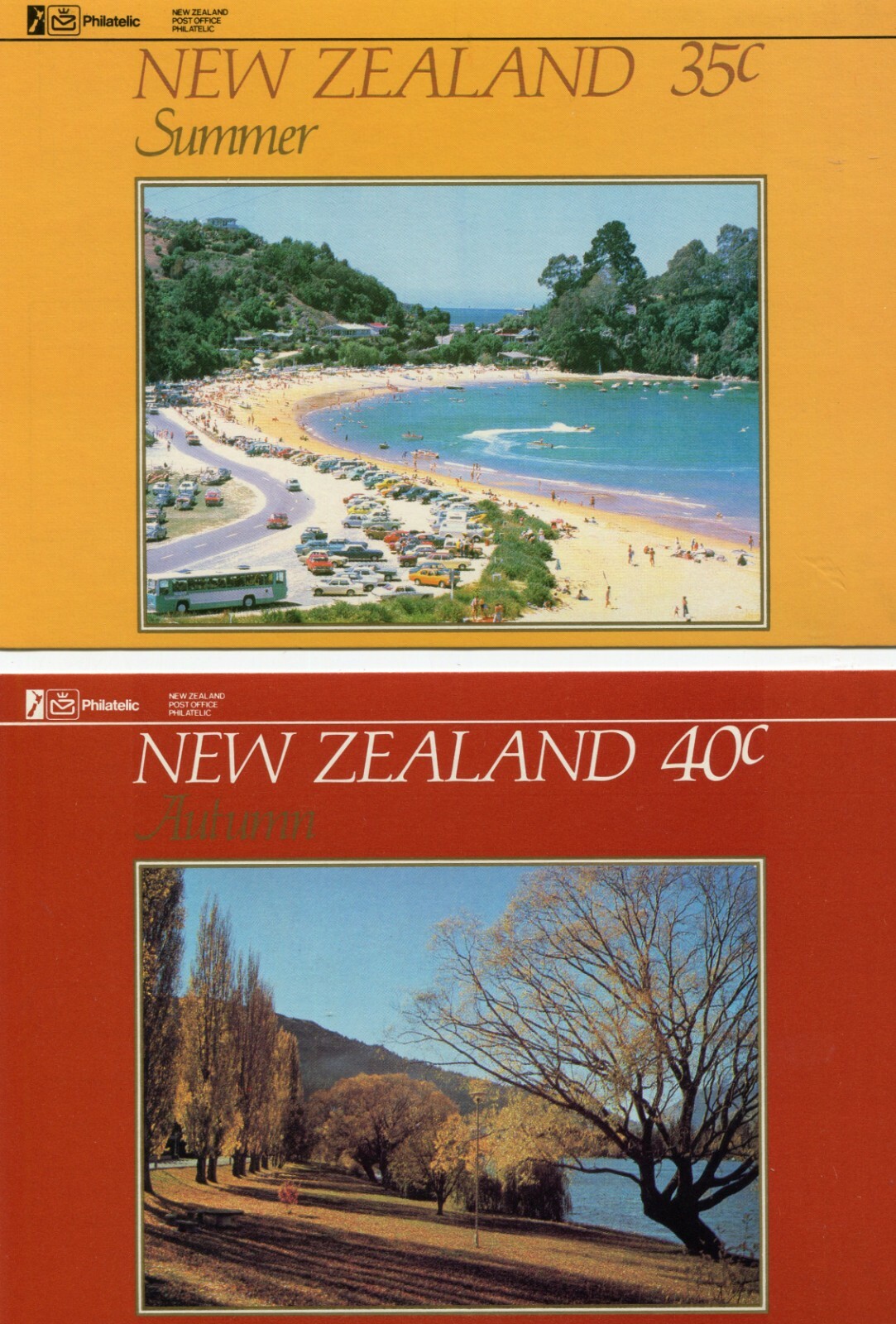 New Zealand Post Office maxi cards 1982 Four Seasons mint set of 4 Sale ...