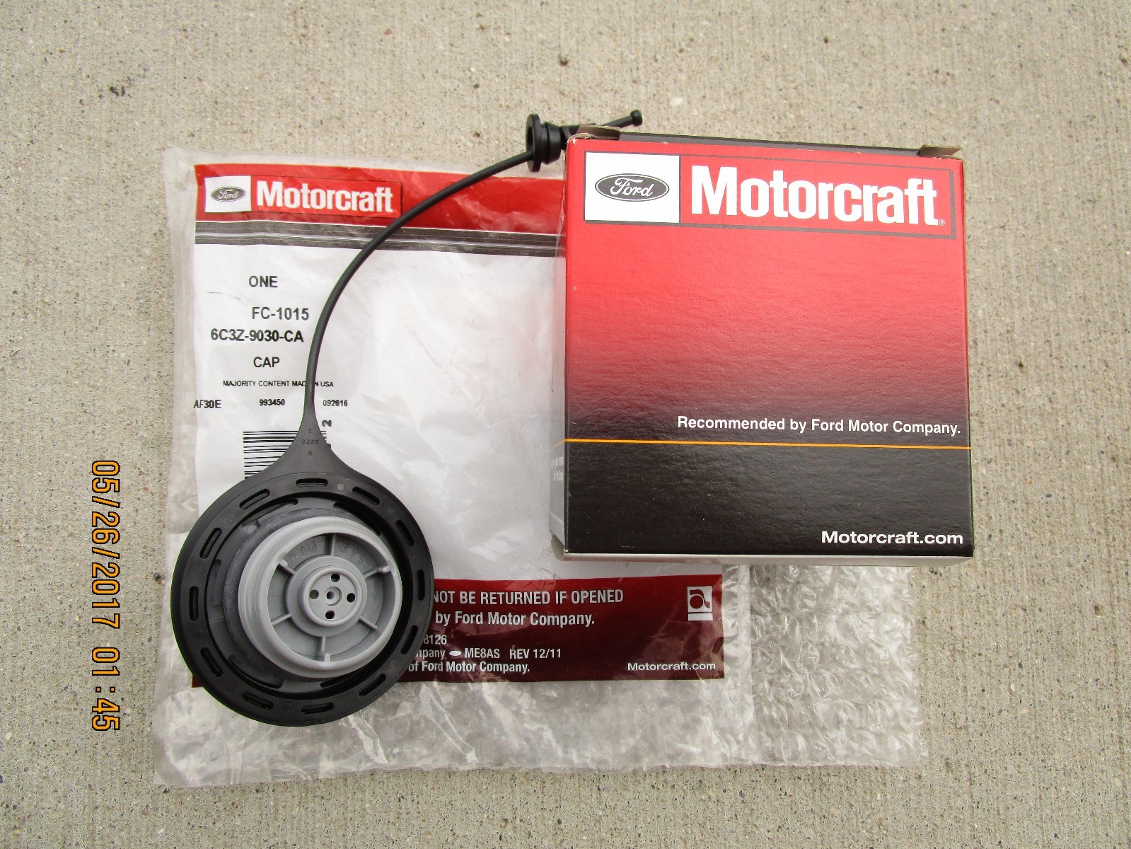 90-07 FORD E350 E-350 FUEL GAS TANK FILLER CAP WITH TETHER BRAND NEW ...