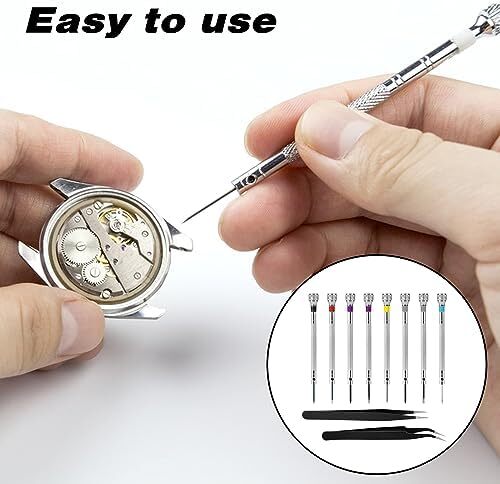 8 Pieces Professional Watch Screwdriver Set Micro Precision Screwdriver ...