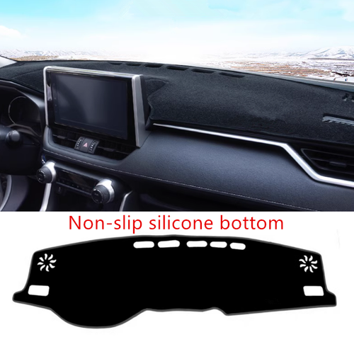 DASH COVER MAT DASHBOARD PAD FIT FOR Toyota RAV4 2019-2024 Car Black ...