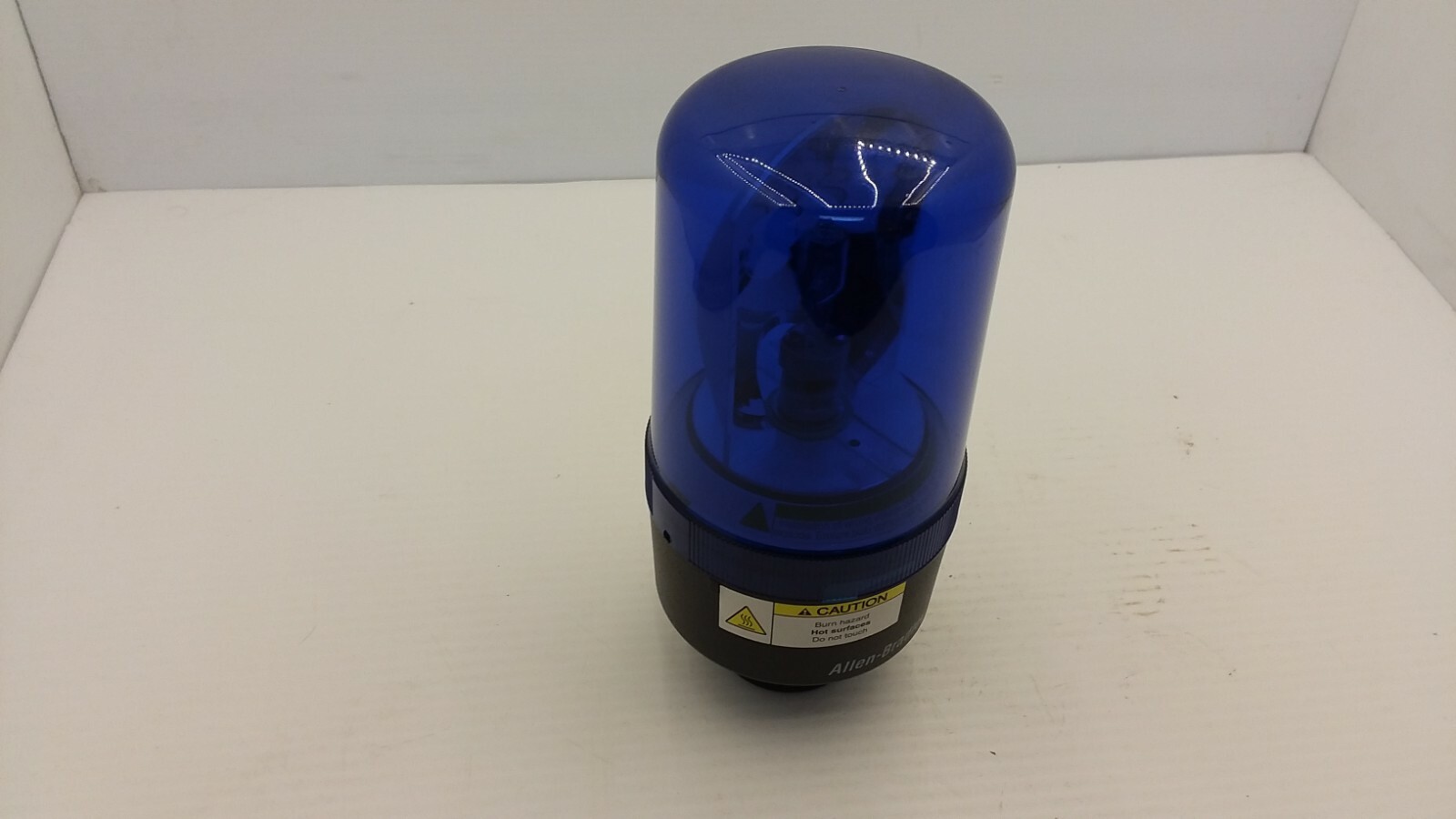 ALLEN BRADLEY 855BS-N10RH6 ROTATING BEACON LIGHT BLUE 240VAC .3A 20W 1/ ...