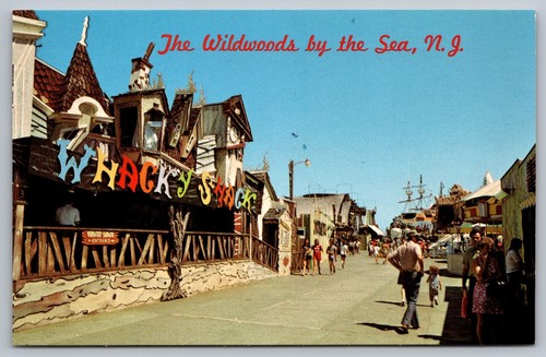 Wildwood NJ~Whacky Shack~Hunt's Pier~c1960s Bill Tracy Dark Ride UNPTD ...