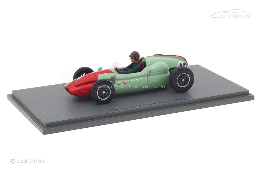 Cooper T51 Gp France 1960 Bruce Halford Spark 1:43 S8053 | eBay