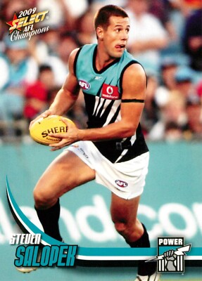2009 PORT ADELAIDE POWER AFL Card STEVEN SALOPEK | eBay Australia
