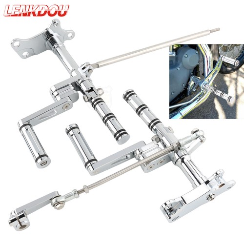 CNC Forward Controls Foot Pegs Kit For Harley Sportster XL 883 XL 1200 ...