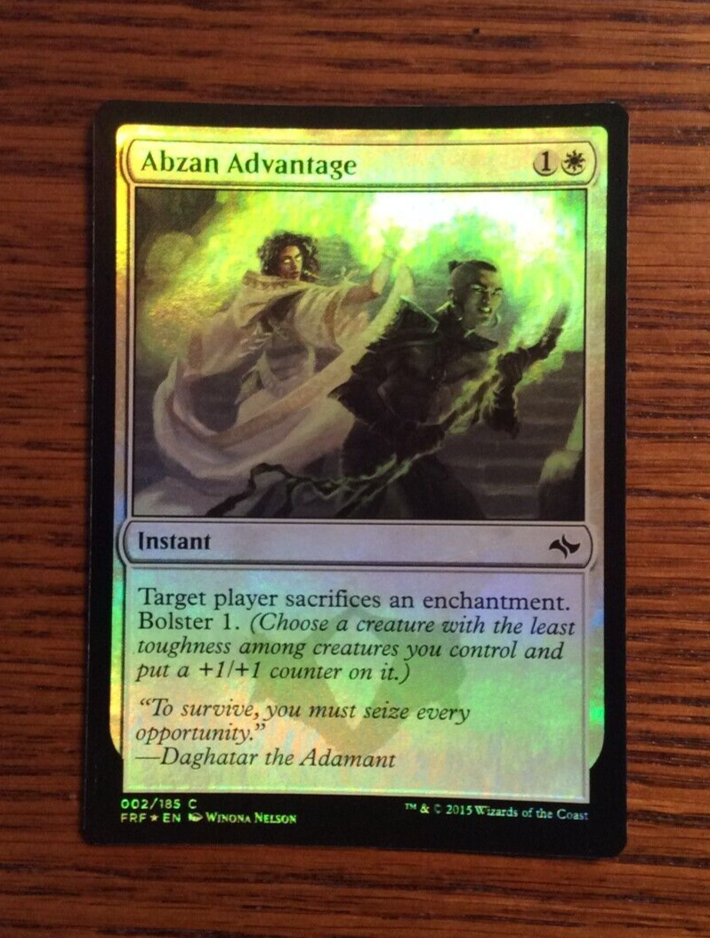 MTG Abzan Advantage Foil 2/185 | eBay