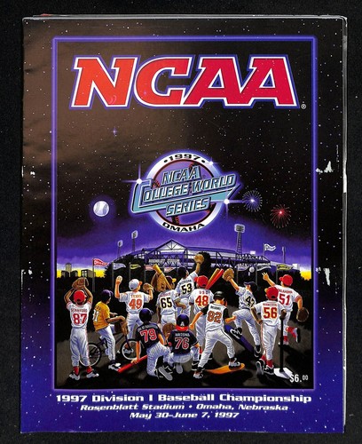 1997 NCAA College Word Series Baseball Program LSU Champs 89899b23 | eBay