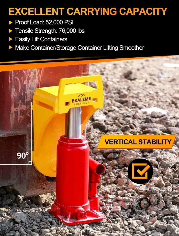 Shipping Container Jack Lug 80000 LBS Load Leveler Booster Attachment ...