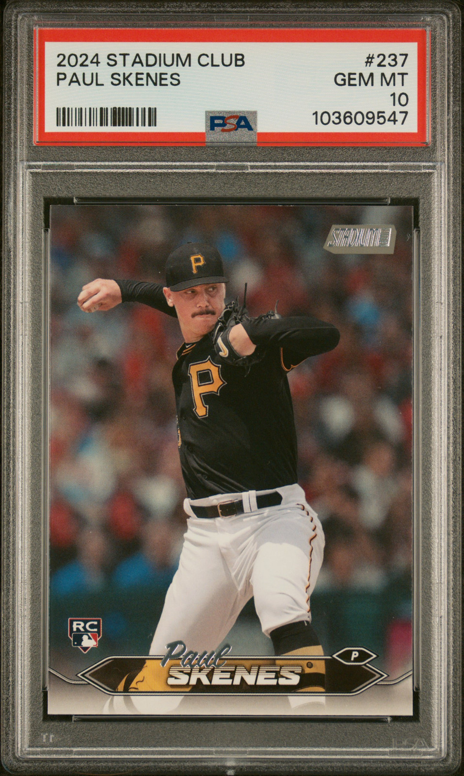 Paul Skenes 2024 Stadium Club #237 Base Price Guide - Sports Card Investor