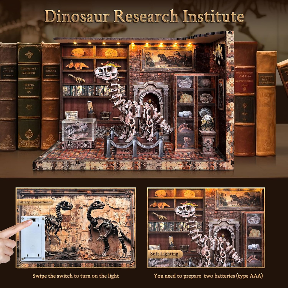 Book Nook Kit, DIY Miniature Dollhouse Booknook Kit for Adults and ...