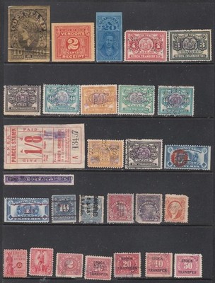 U.S. Postage Stamps. Unchecked lot of 28 Bottom of the Box stamps. Lot ...