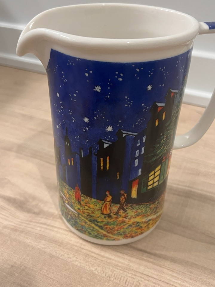 Starbucks Coffee Pitcher Chaleur 'Cafe Terrace At Night' 1994 Van Gogh ...