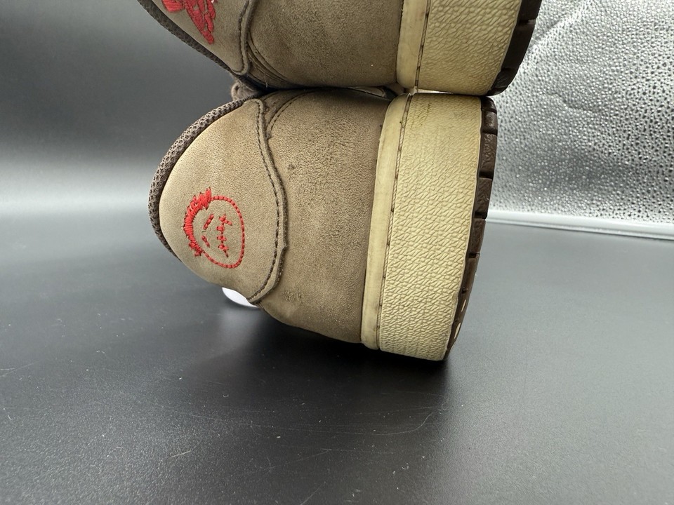 Nike Travis Scott X Air Jordan 1 Low Eu 45,5 US 11 .5 Black Dark Mocha ...