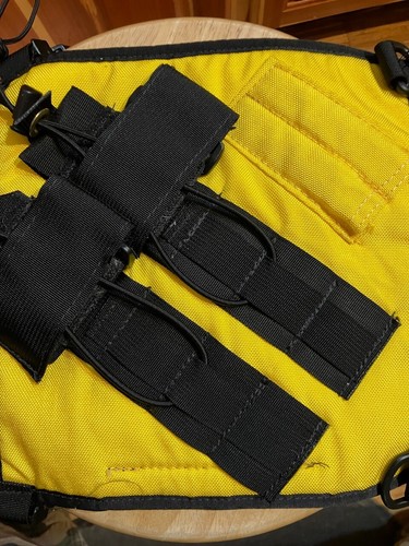 Wildland Firefighter Chest Harness for double radio. Yellow in color ...