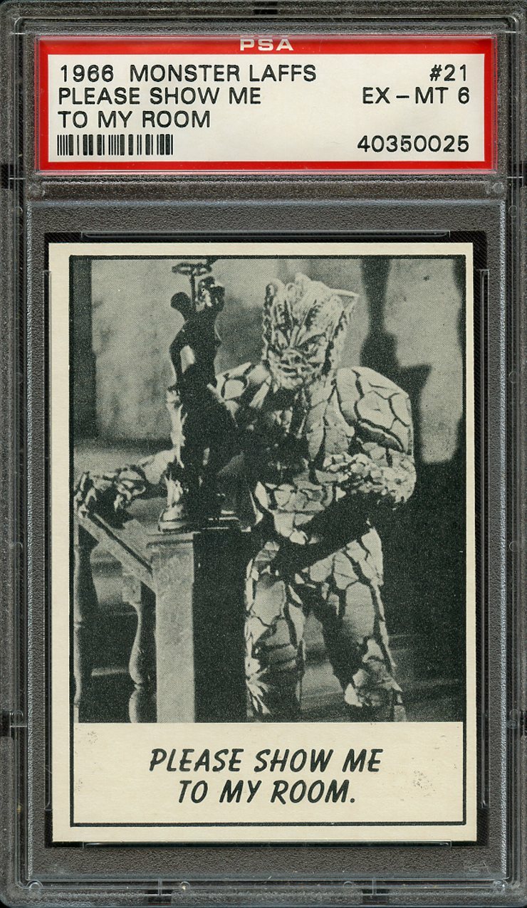 1966 MONSTER LAFFS 21 PLEASE SHOW ME TO MY ROOM PSA EX-MT 6 NS | eBay