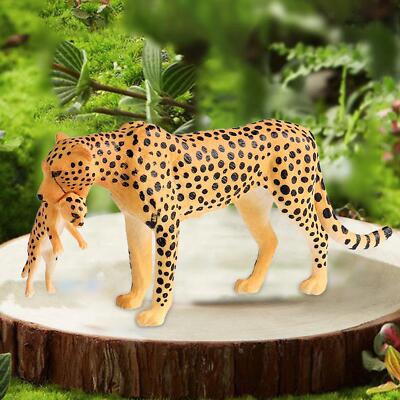 Leopard Toy Figurine Preschool Leopard Figures for Cake Topper Holiday ...