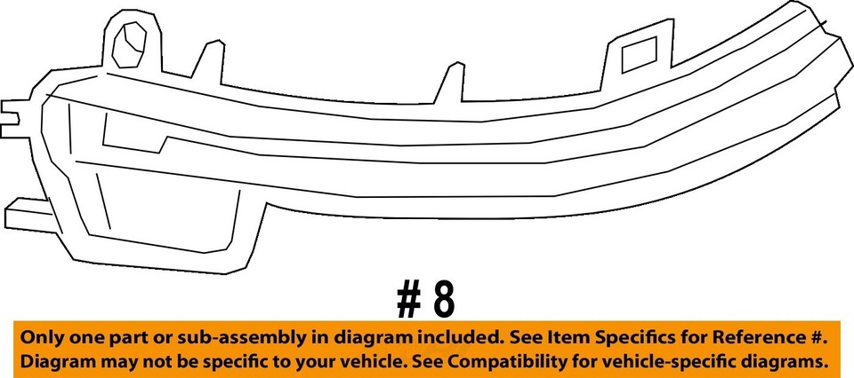 BMW OEM 16-22 X1 Front Door Outside Mirrors-Signal Lamp 51167493898 | eBay