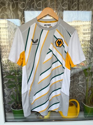 Wolverhampton Wanderers Wolves 2021/2022 Warm-up Training Soccer Jersey ...