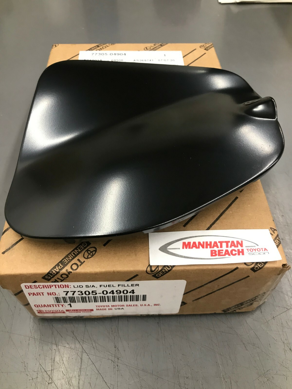 2005-2015 TACOMA DOUBLE CAB SHORT BED FUEL GAS DOOR GENUINE TOYOTA ...