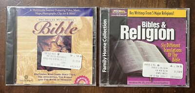 Deluxe Multimedia Bible CD King James Koran More + Bibles & Religion CD ...