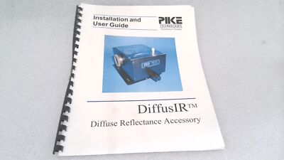 PIKE 350-04100 DiffusIR DIFFUSE REFLECTANCE ACCESSORY INSTALLATION ...