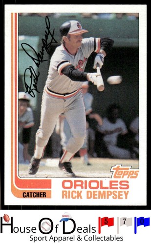 1982 Topps #489 Rick Dempsey Baltimore Orioles Baseball Card | eBay
