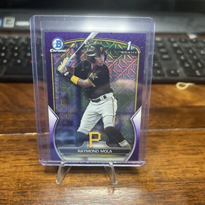 2023 Bowman Chrome Raymond Mola 1st Mojo Purple Refractor #/299 | eBay