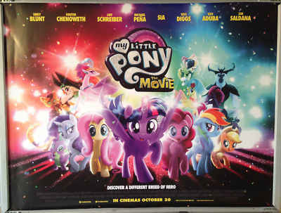 Cinema Poster: MY LITTLE PONY 2017 (Quad) Emily Blunt Liev Schreiber ...
