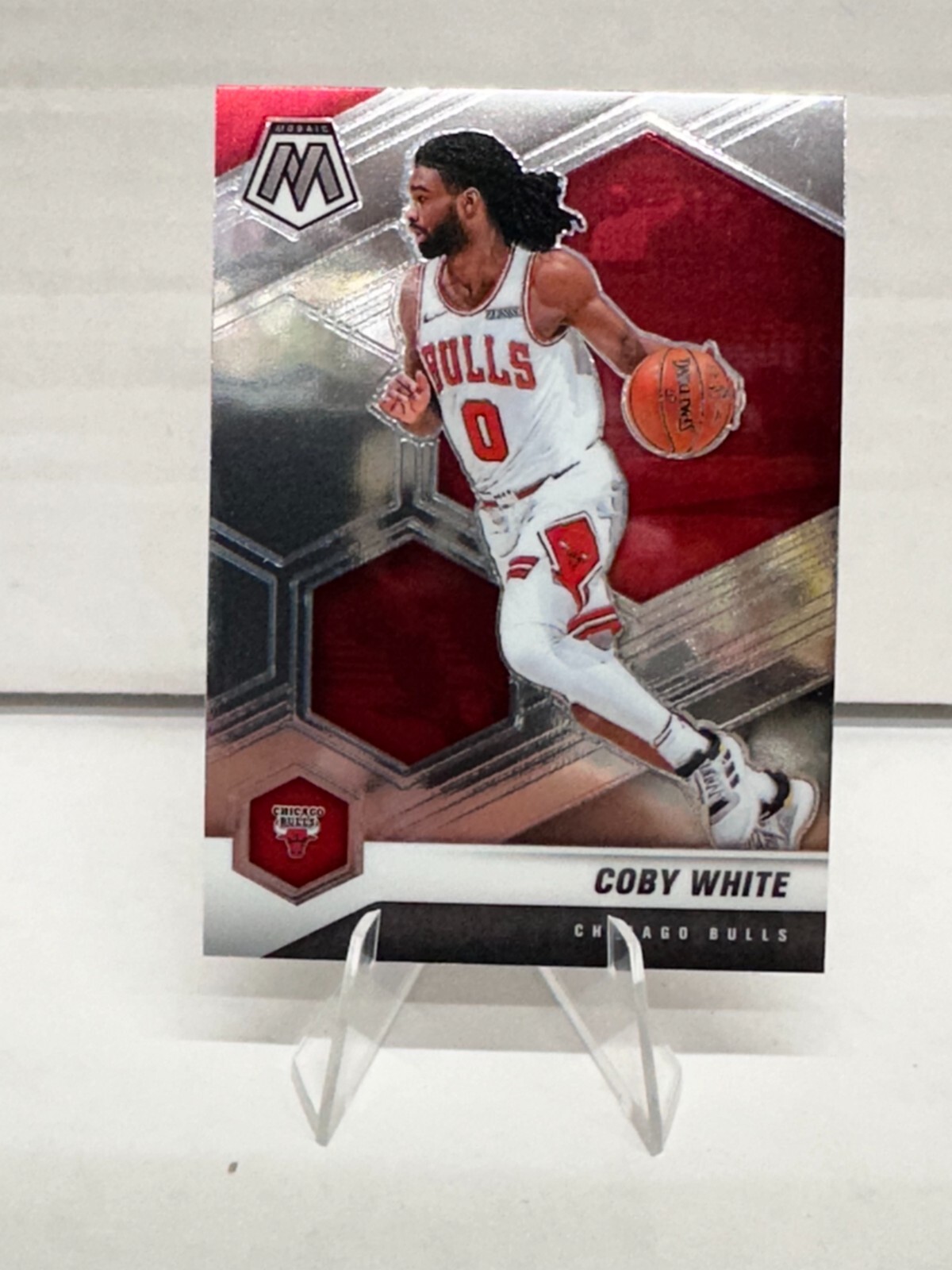 2020-21 Panini Mosaic Basketball Card #34 Coby White Chicago Bulls | eBay