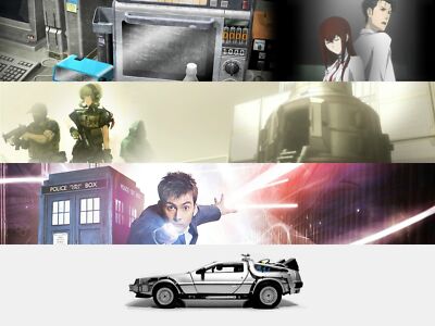 Anime steinsgate doctor who back to the future time Playmat Gaming Mat ...