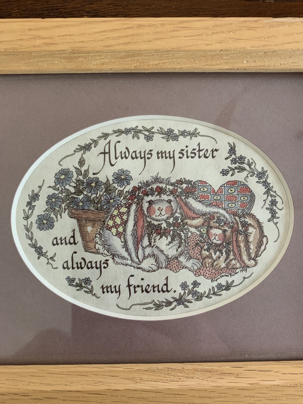 Creative Calligraphy~Lynn Norton Parker~Numbered Framed “Always my ...