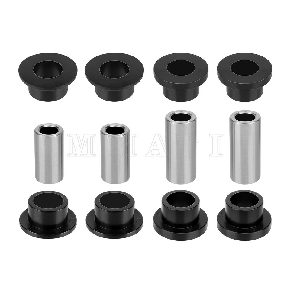 Front & Rear Upper Lower Shock Bushing Sleeve Kit for Polaris Ranger ...