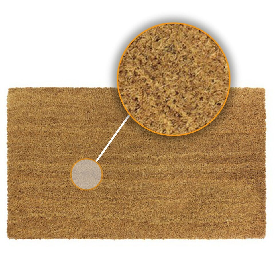 Heavy Duty Natural COIR Coconut Lobby Foyer Entrance Door Mat Matting ...