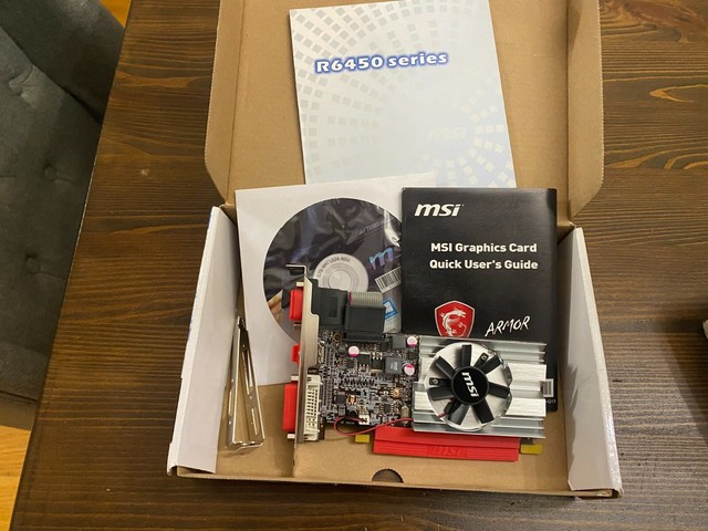 MSI AMD Radeon HD 6450 (R6450-MD1GD3/LP) 1GB / 1GB (max) DDR3 SDRAM PCI ...