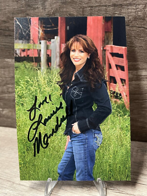 Louise Mandrell Singer Hand Signed 4x6 Photo TC46-1705 | eBay