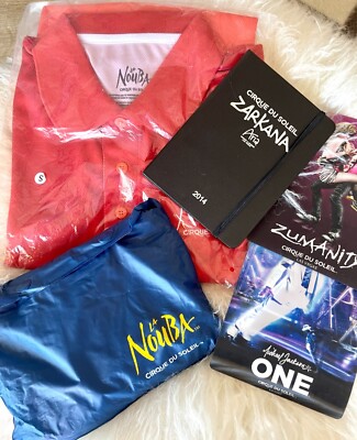 Large Cirque Du Soleil Show Lot Bags Journal Shirt Poncho Cards NEW La ...